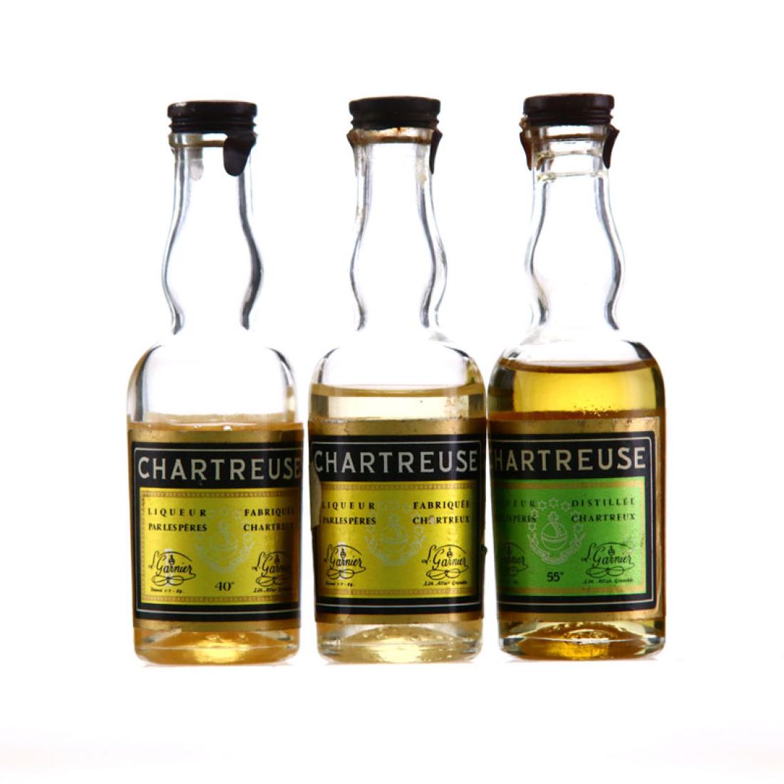 Chartreuse Miniature x 3 Whisky | Whisky Auctioneer