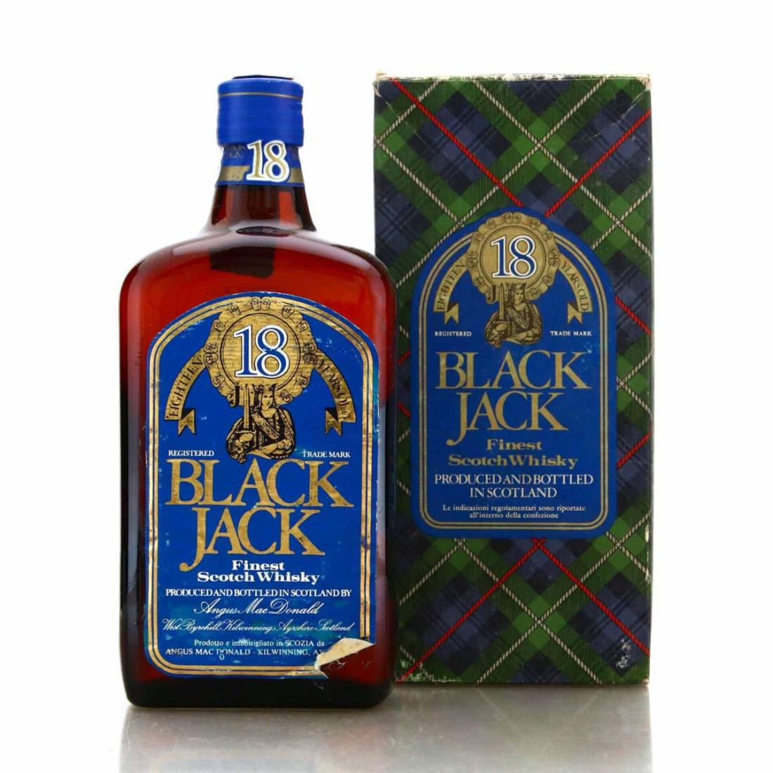 Black Jack 18 Year Old Finest Scotch Whisky 1980s / Fabbri Import ...