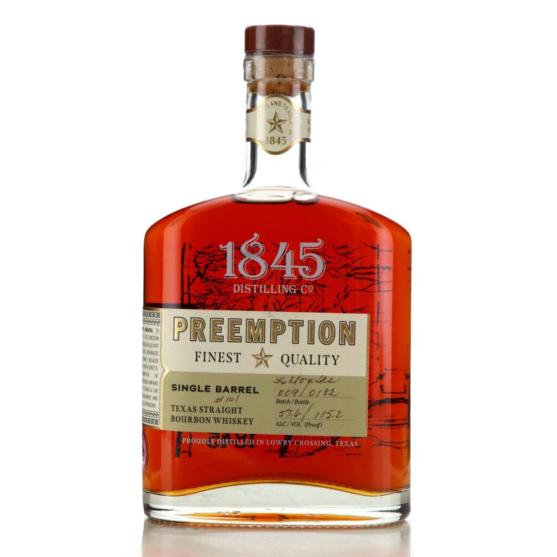 Preemption Single Barrel Bourbon Whisky | Whisky Auctioneer
