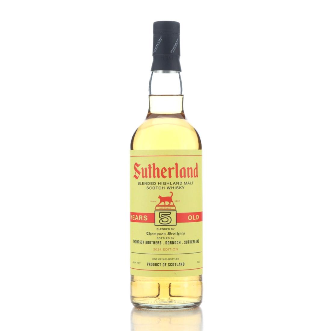 Thompson Bros 5 Year Old Sutherland Blended Malt - 2024 Edition Whisky ...