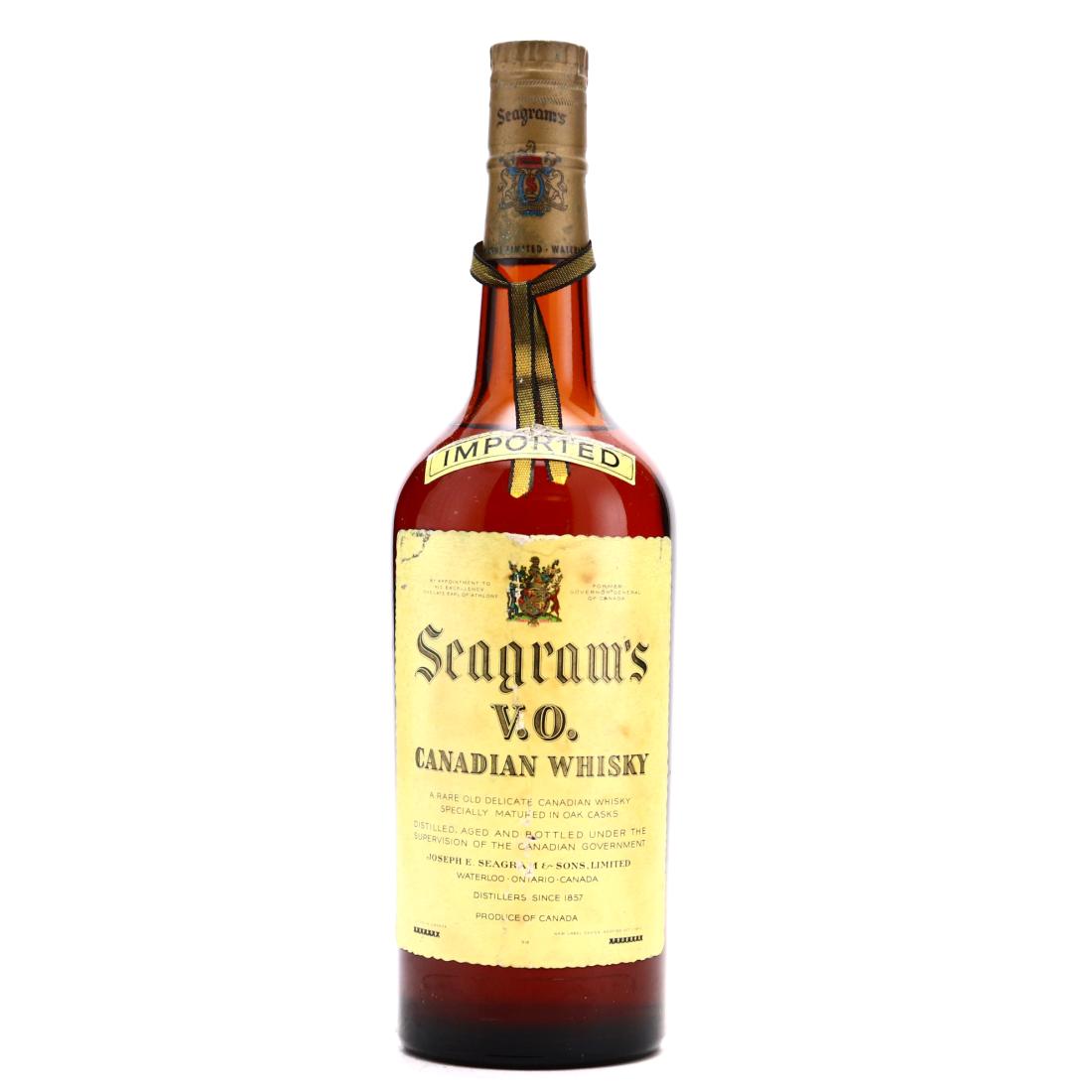 Seagram's VO Canadian Whisky 1950s Whisky | Whisky Auctioneer