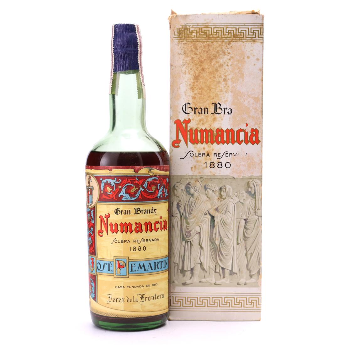 Jose Pemartin Numancia 1880 Solera Reservada Brandy 1970s Whisky ...