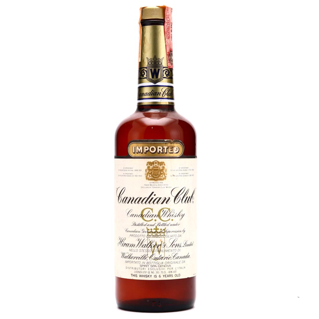 Canadian Club 6 Year Old 1979 Whisky | Whisky Auctioneer