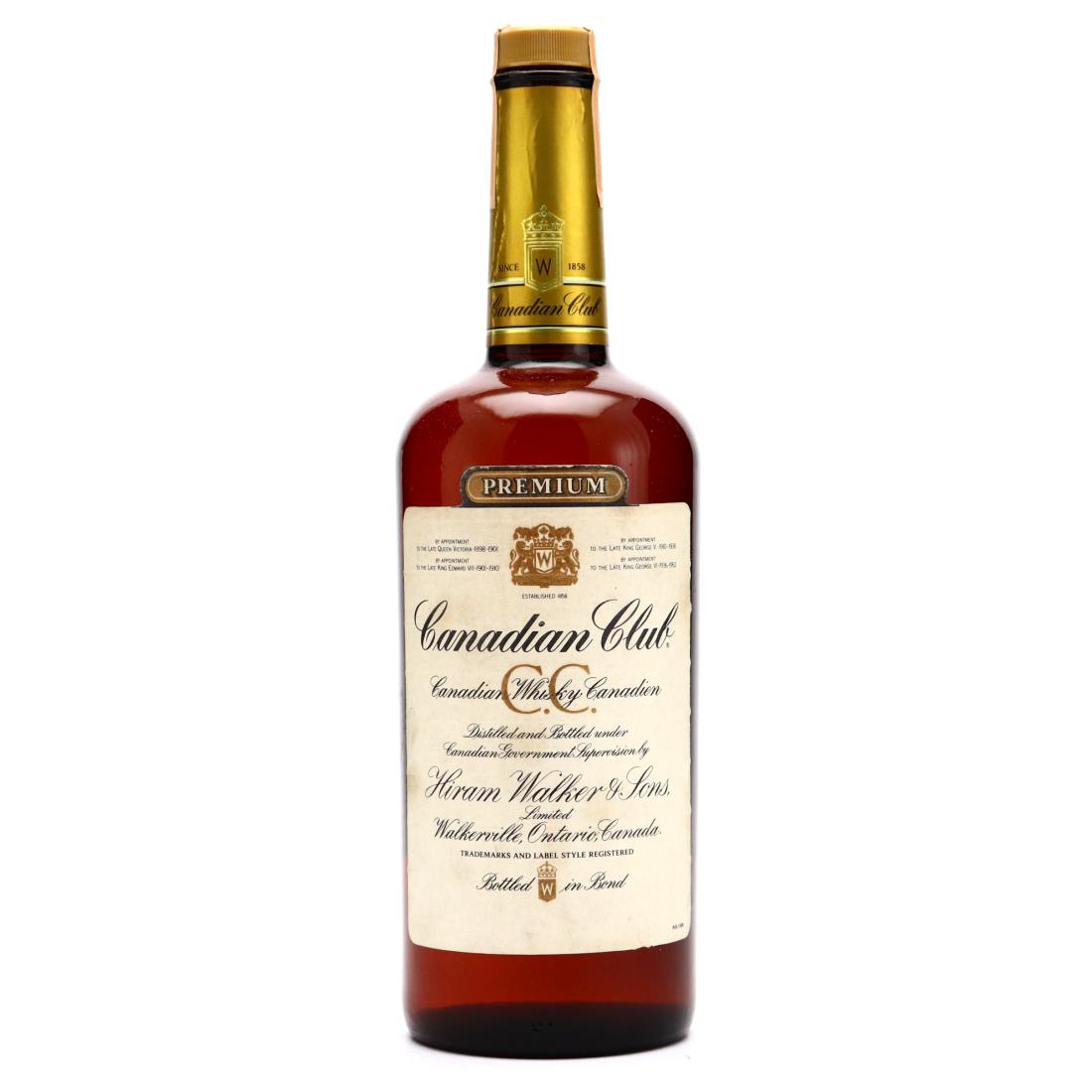 Canadian Club 1980 Canadian Whisky 1 Litre Whisky | Whisky Auctioneer