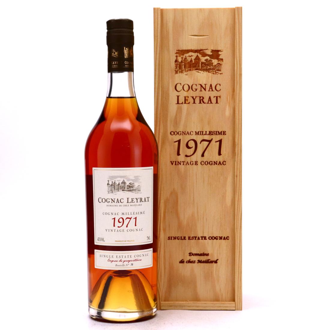 Cognac Leyrat 1971 Single Estate Cognac Whisky | Whisky Auctioneer