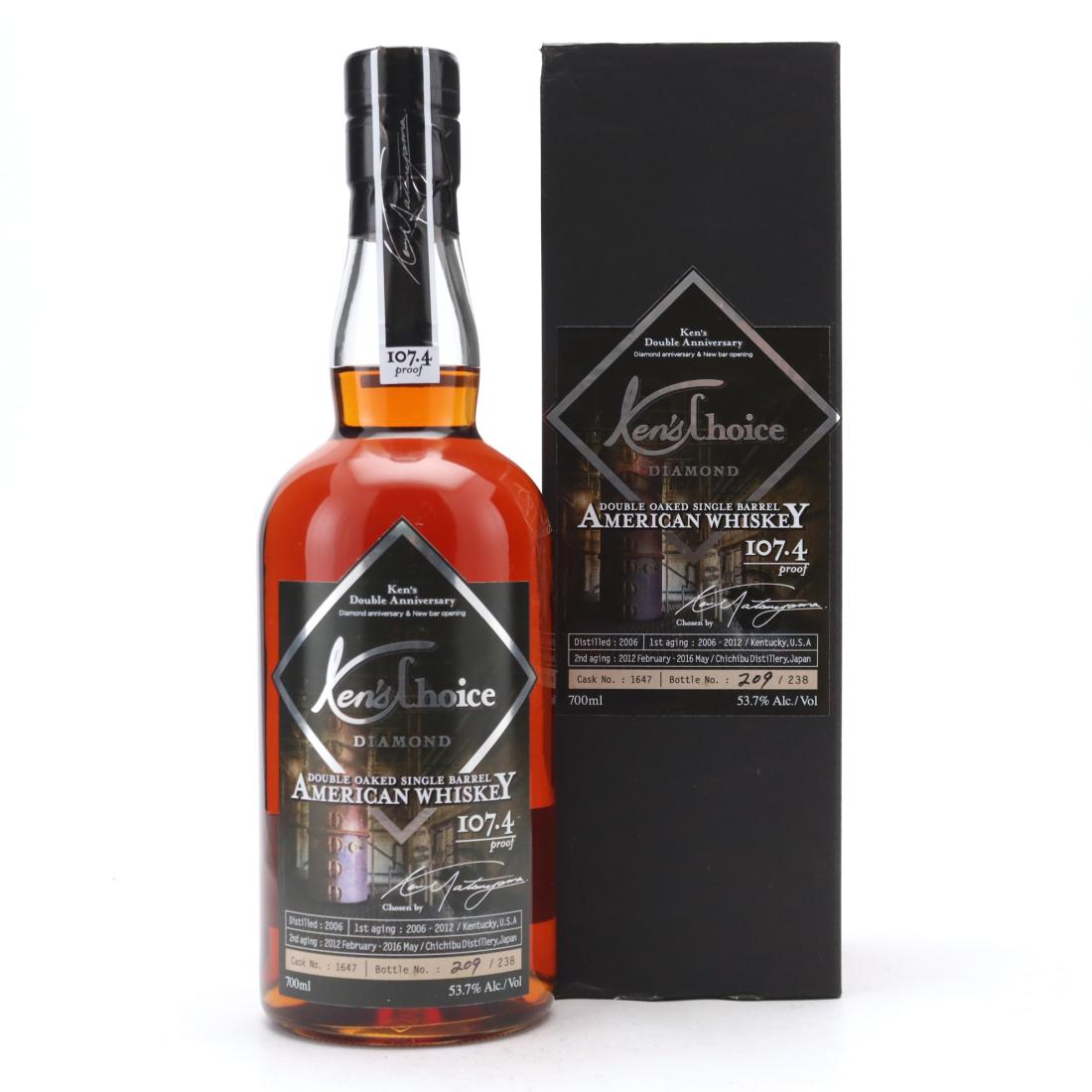 Ken's Choice 2006 Double Oaked American Whiskey / Chichibu Cask Whisky ...