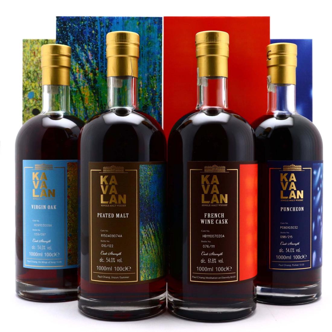 Kavalan Paul Chiang Collection 4 x 1 Litre Whisky | Whisky Auctioneer