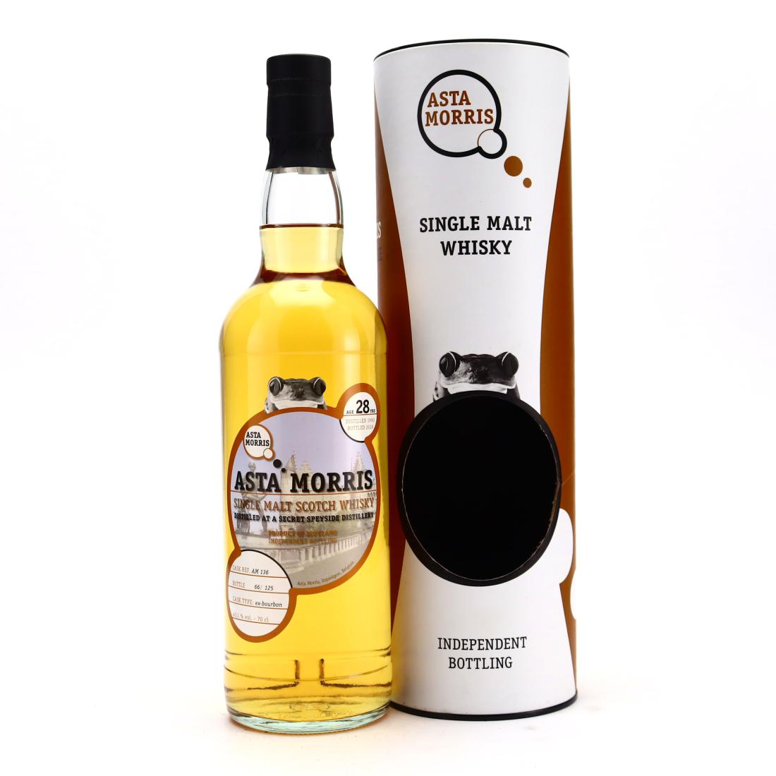 Speyside Single Malt 1990 Asta Morris 28 Year Old Whisky | Whisky ...