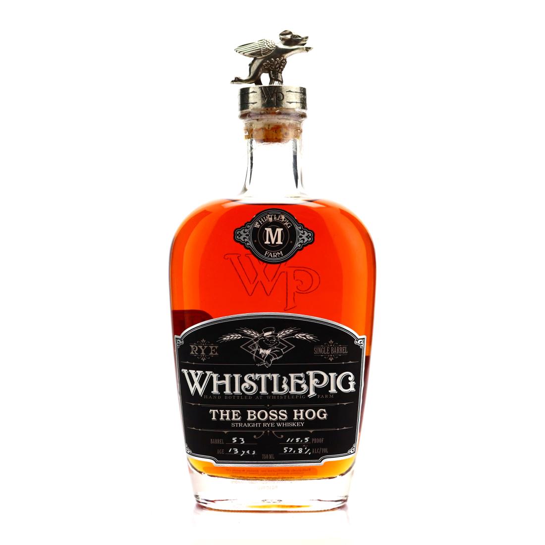 Whistlepig 13 Year Old Single Barrel Rye #53 / The Boss Hog Whisky ...