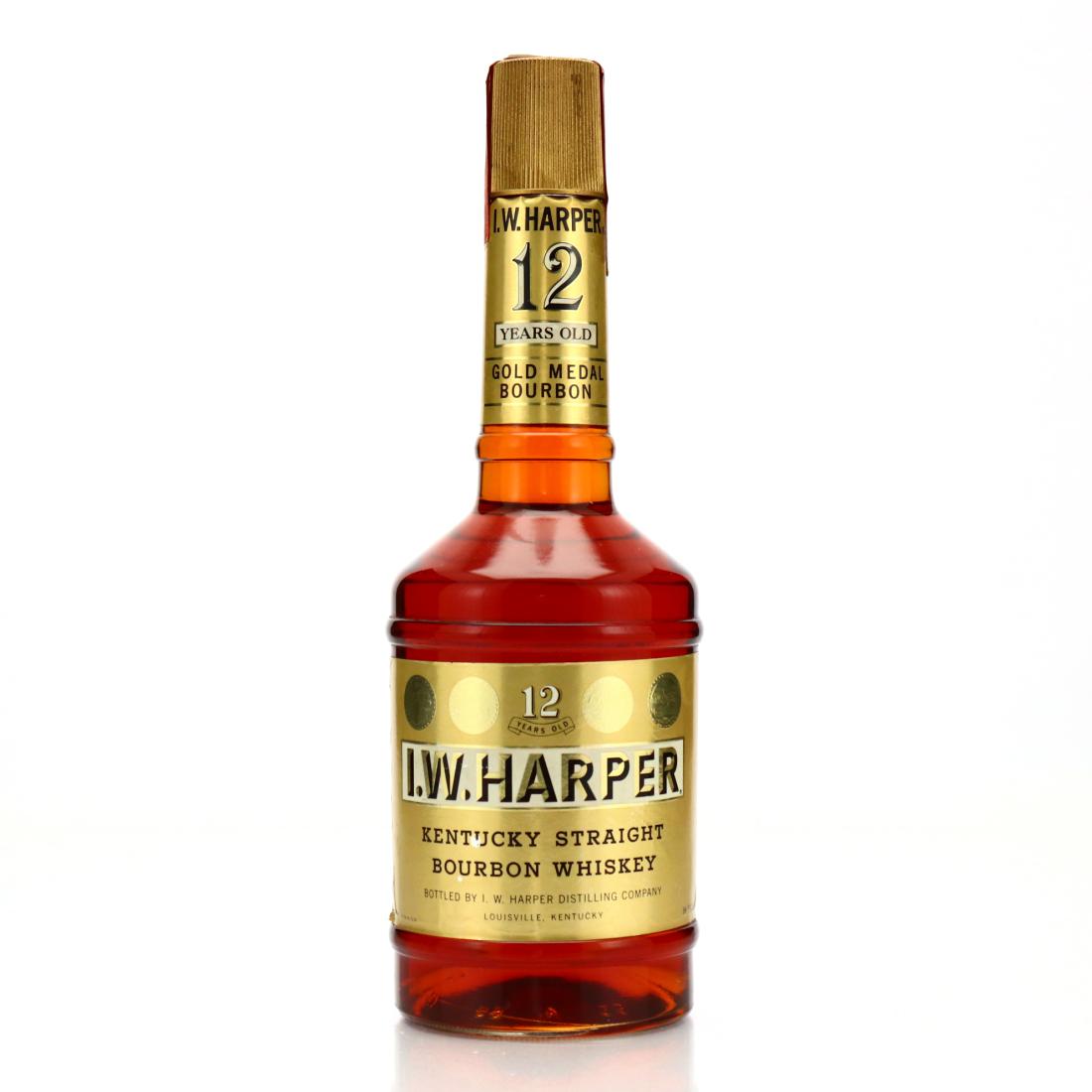 I.W. Harper Gold Medal 12 Year Old Kentucky Straight Bourbon 1969 ...