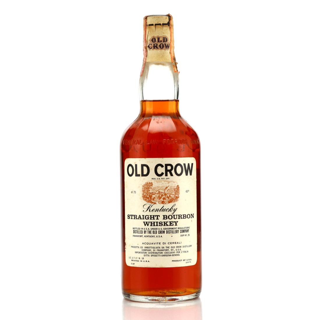 Old Crow Bottled in Bond 86 Proof 1966 Whisky | Whisky Auctioneer