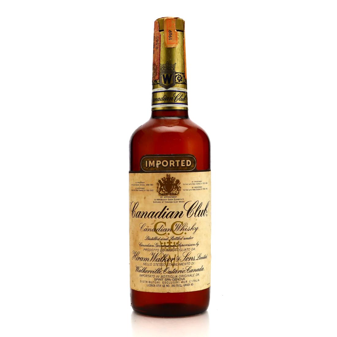 Canadian Club 1969 Canadian Whisky Whisky | Whisky Auctioneer
