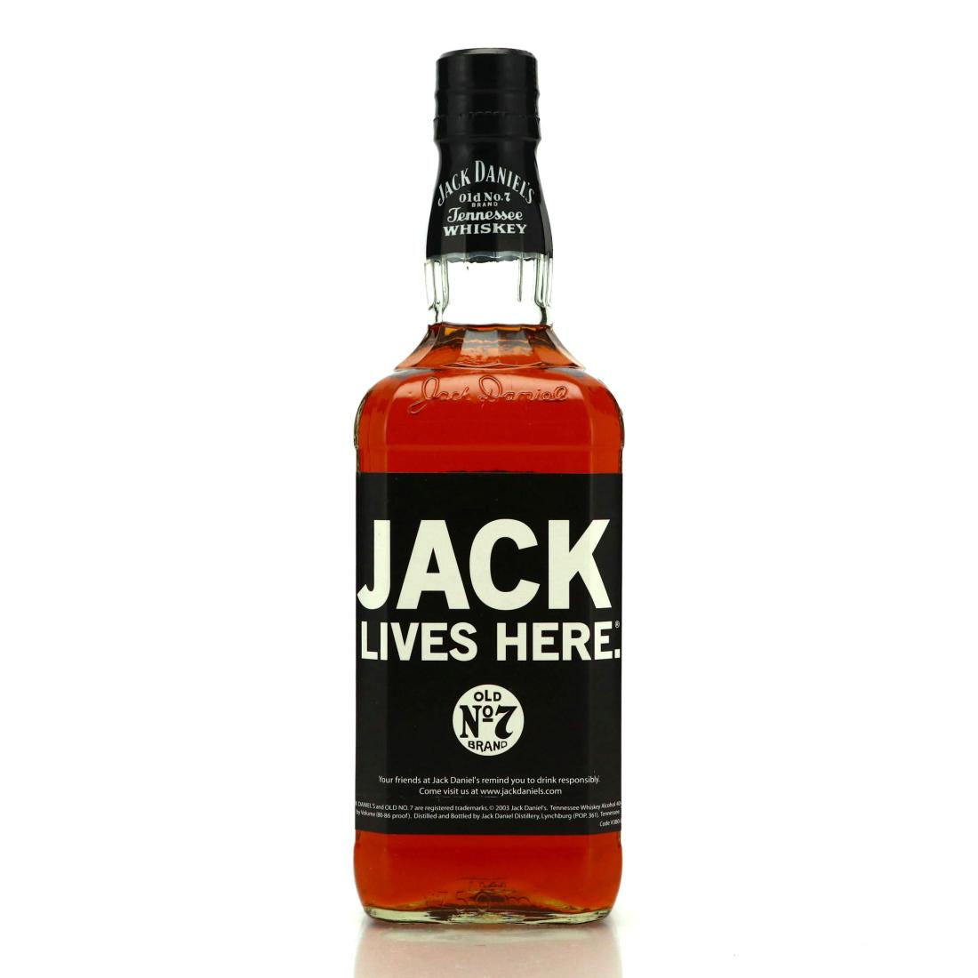 Jack Daniel's Old No.7 Brand 2003 / Jack Lives Here Whisky | Whisky ...