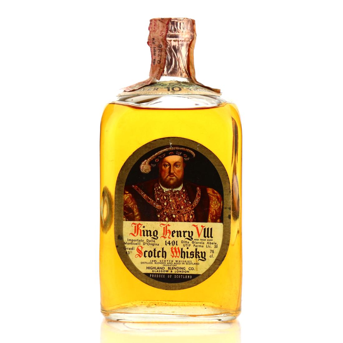 King Henry VIII 10 Year old De Luxe Scotch Whisky 1980s Whisky | Whisky ...