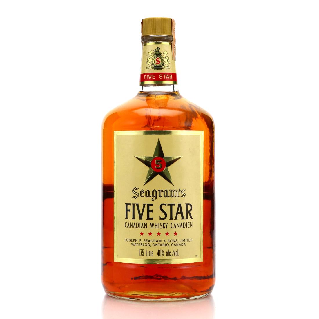 Seagram's 1980 Five Star 1.75 Litre Whisky | Whisky Auctioneer