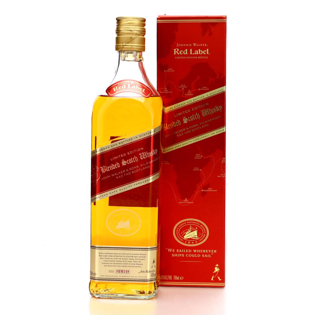 Johnnie Walker Red Label Limited Edition ' We Sailed Wherever Ships ...