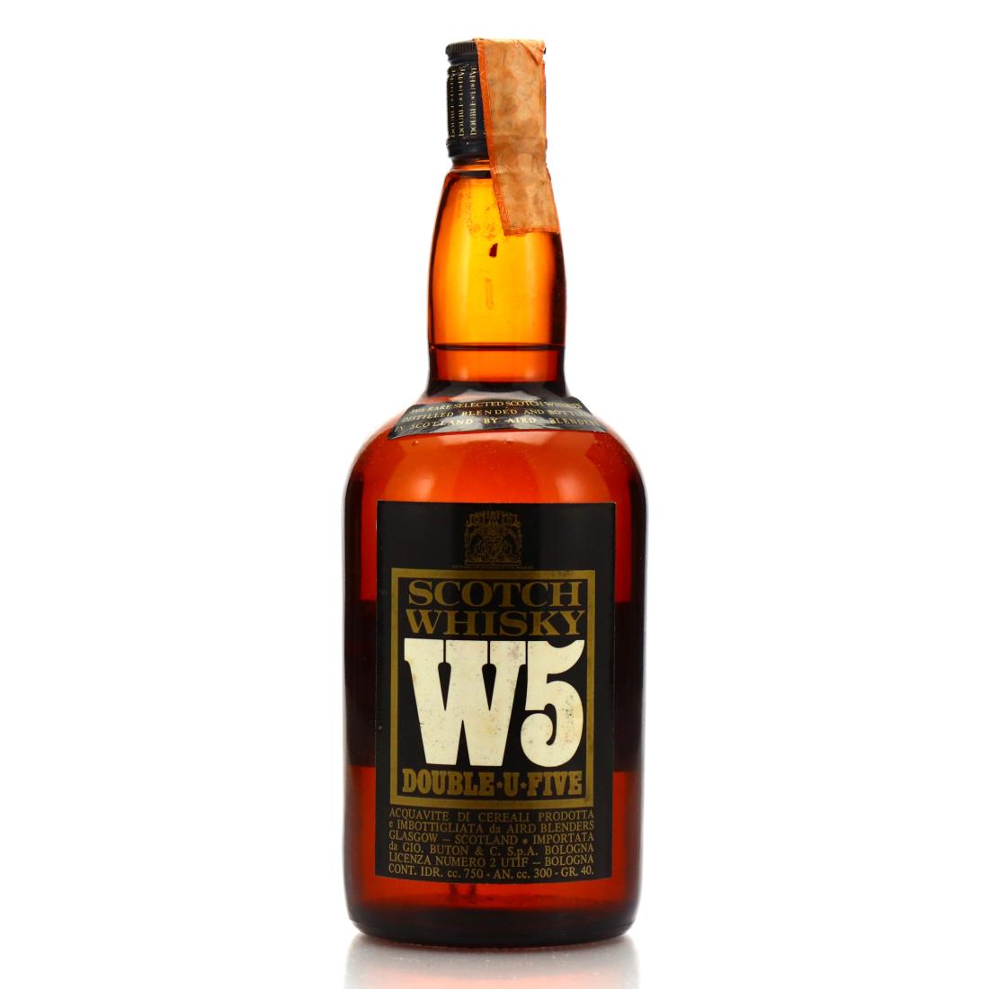 W5 Double U Five Scotch Whisky 1970s Whisky | Whisky Auctioneer