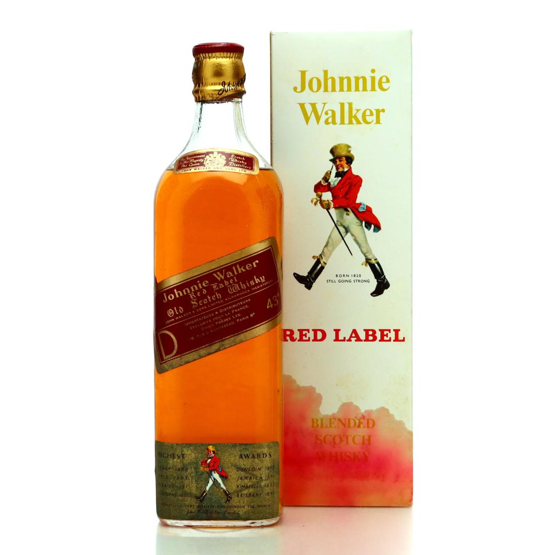 Johnnie Walker Red Label - French Whisky | Whisky Auctioneer