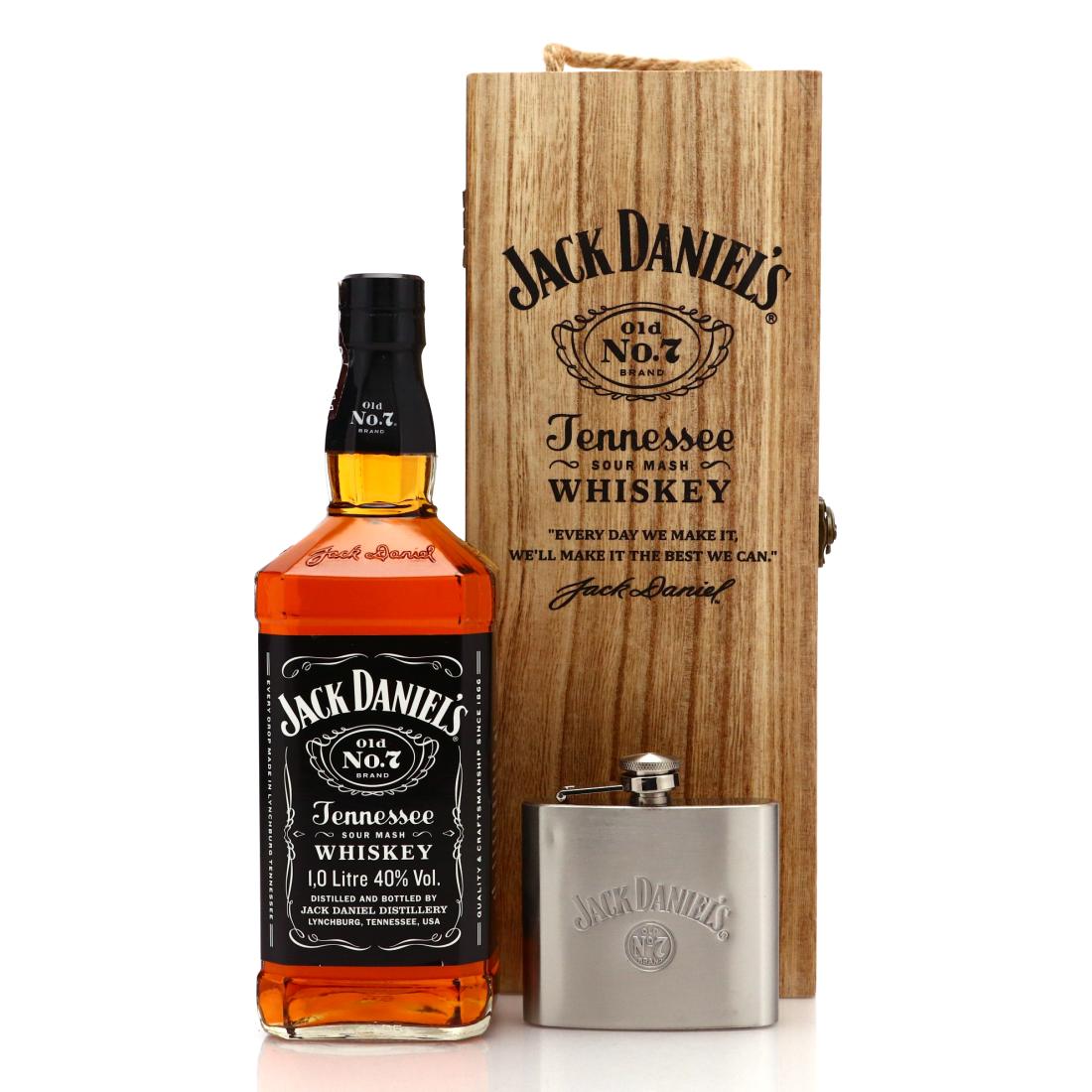 Jack Daniel's Old No.7 80 Proof Gift Pack 1 Litre - Korean Whisky ...