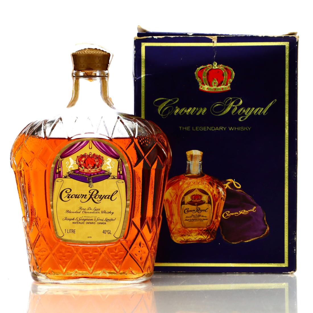 Crown Royal Canadian Whisky 1 Litre Whisky | Whisky Auctioneer