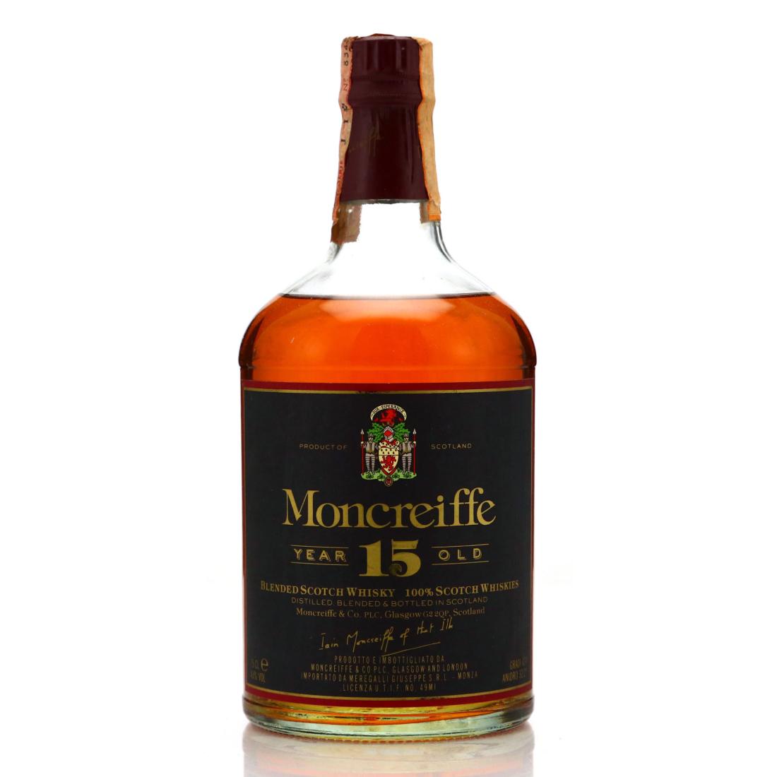 Moncreiffe 15 Year Old 1980s Whisky | Whisky Auctioneer