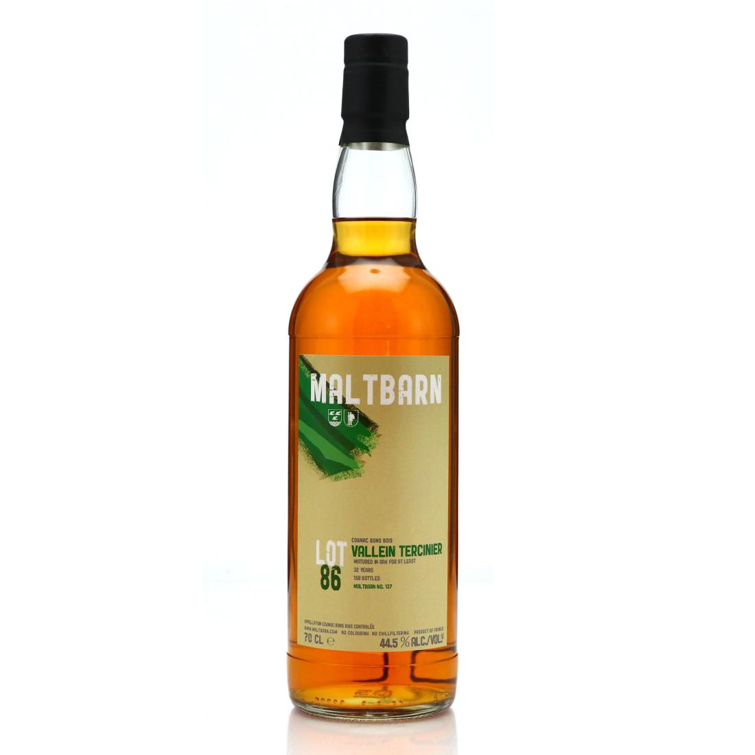 Famille Vallein-Tercinier Lot 86 Maltbarn 32 Year Old Bons Bois Cognac ...