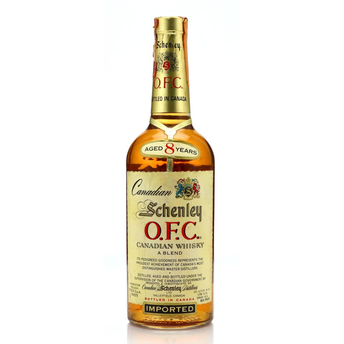 Schenley OFC 1971 8 Year Old Canadian Whiskey Whisky | Whisky Auctioneer