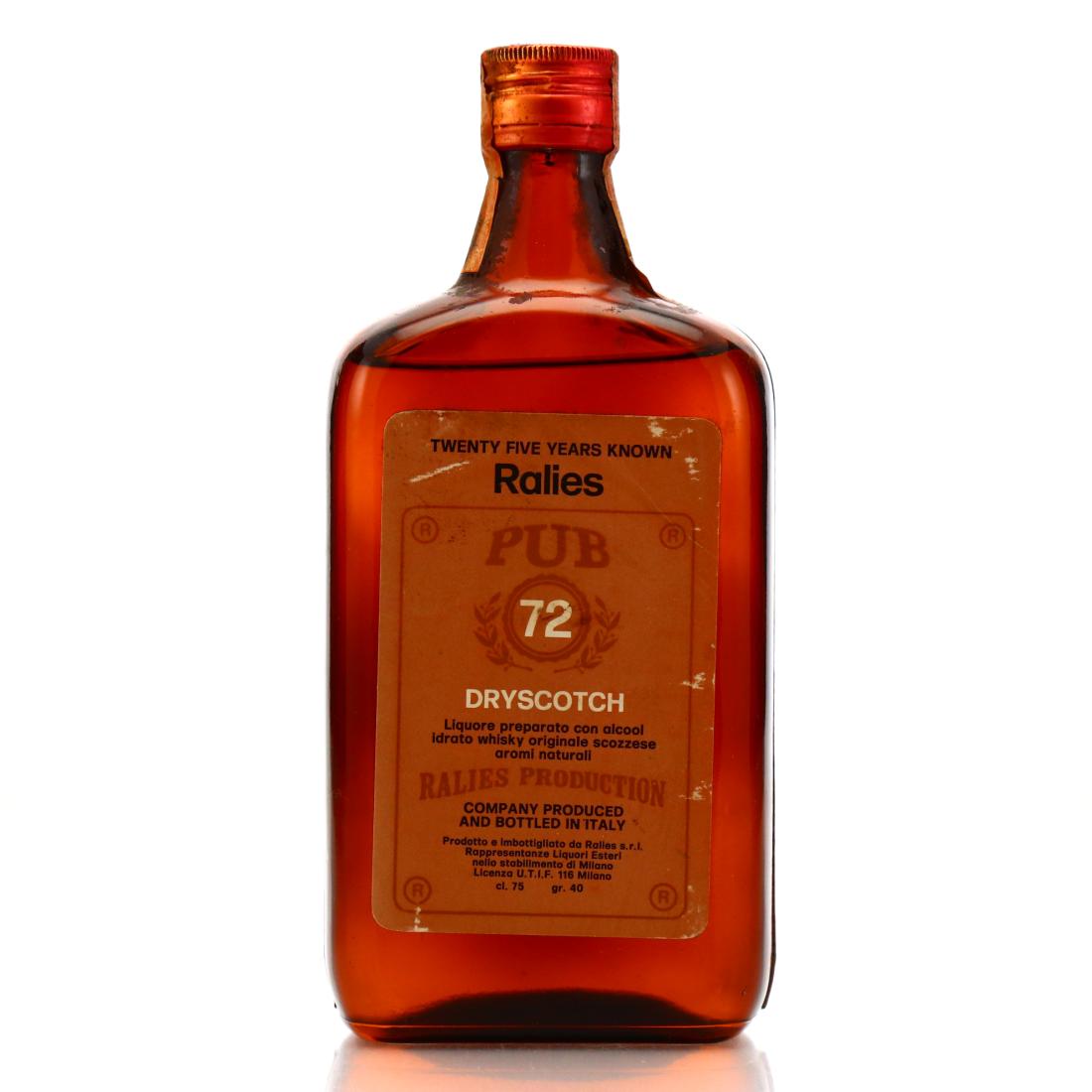 Pub 72 Dry Whisky 1960s Whisky | Whisky Auctioneer