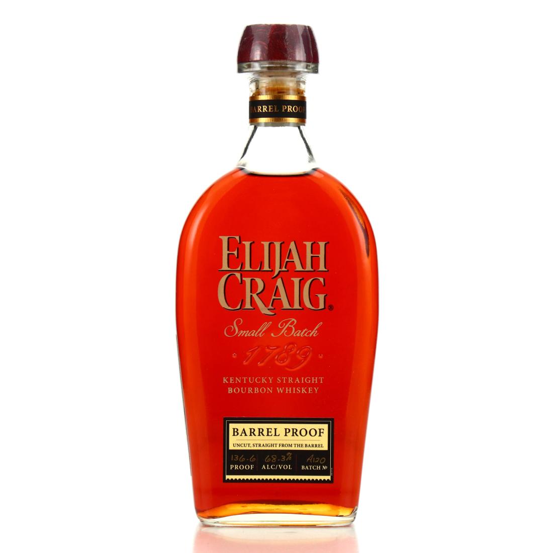 Elijah Craig Barrel Proof Bourbon 2020 Release / Batch #A120 Whisky ...