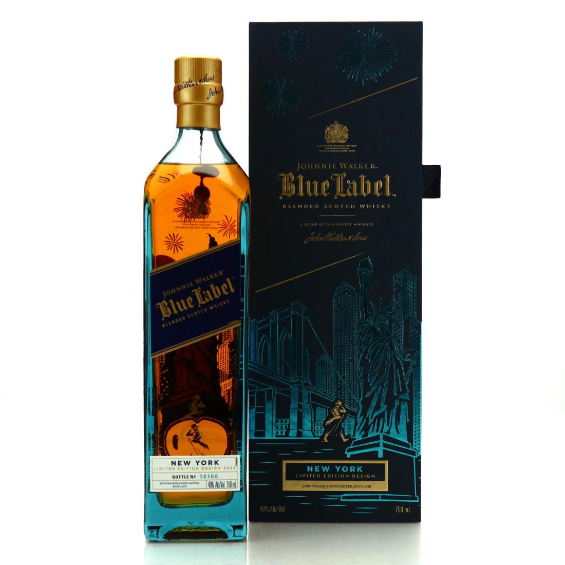 Johnnie Walker Blue Label New York Limited Edition 2022 75cl Whisky ...