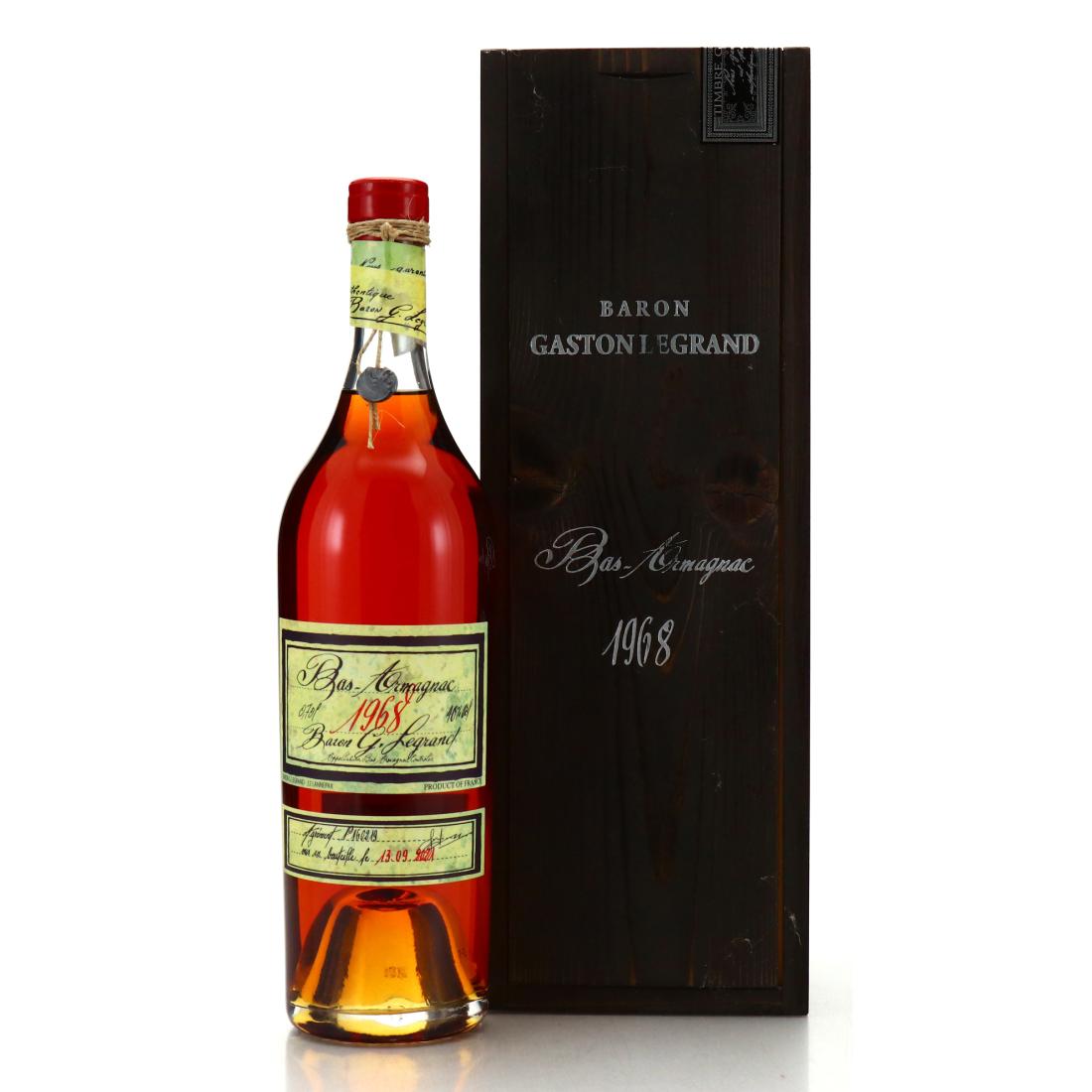 Baron Gaston Legrand 1968 Bas Armagnac Whisky | Whisky Auctioneer