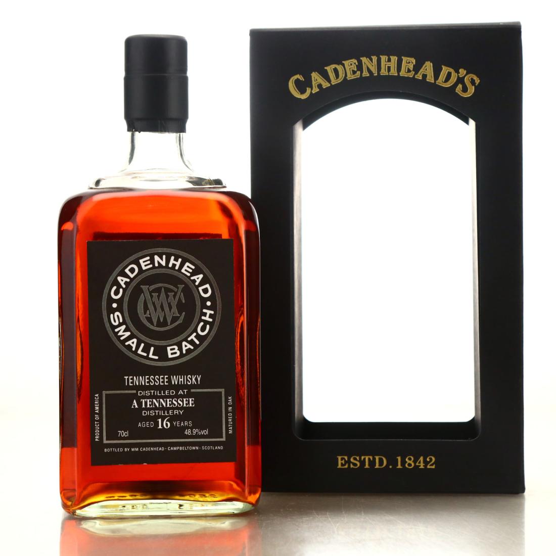Tennessee Whisky 16 Year Old Cadenhead's Small Batch Whisky | Whisky ...