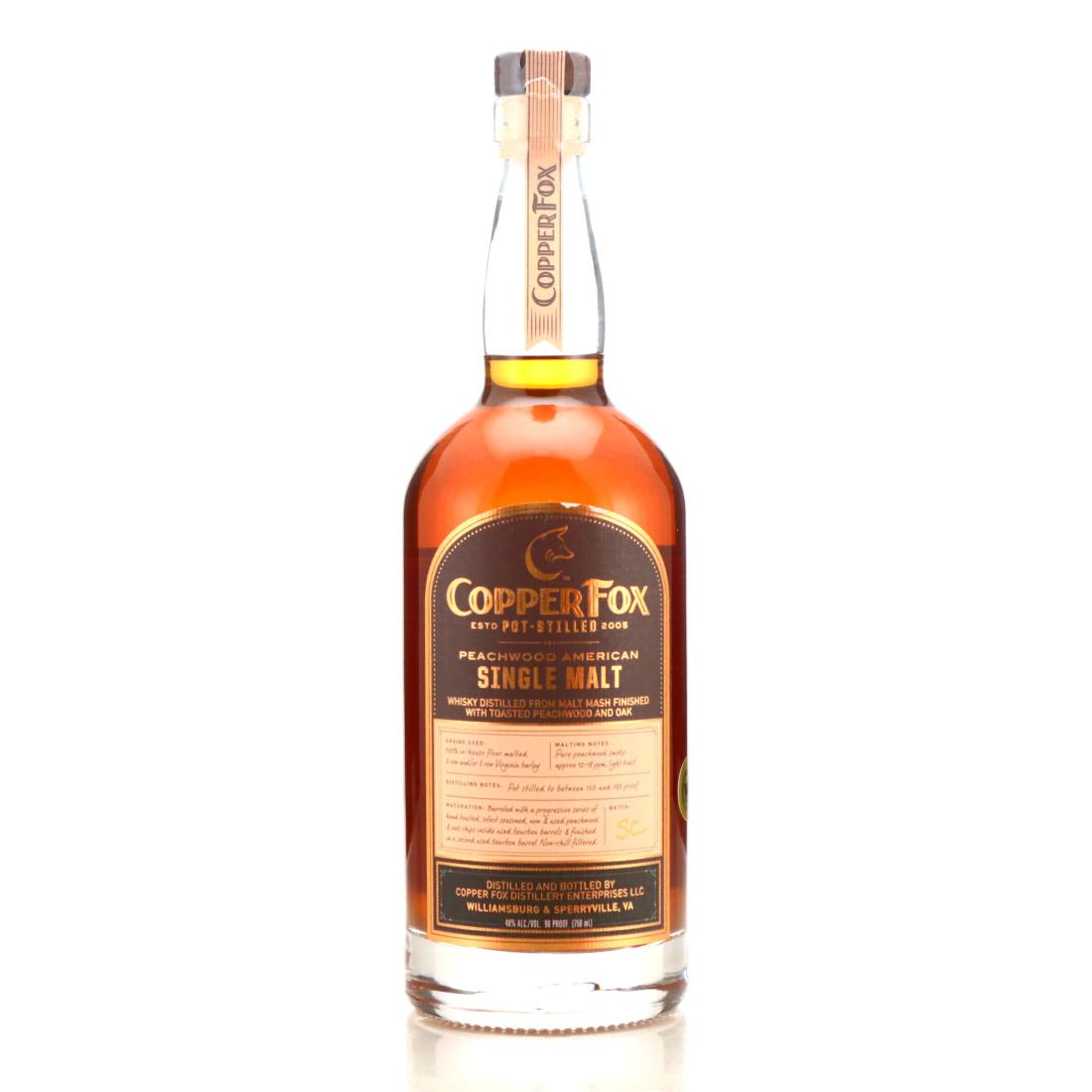 Copper Fox Peachwood American Single Malt Whisky | Whisky Auctioneer