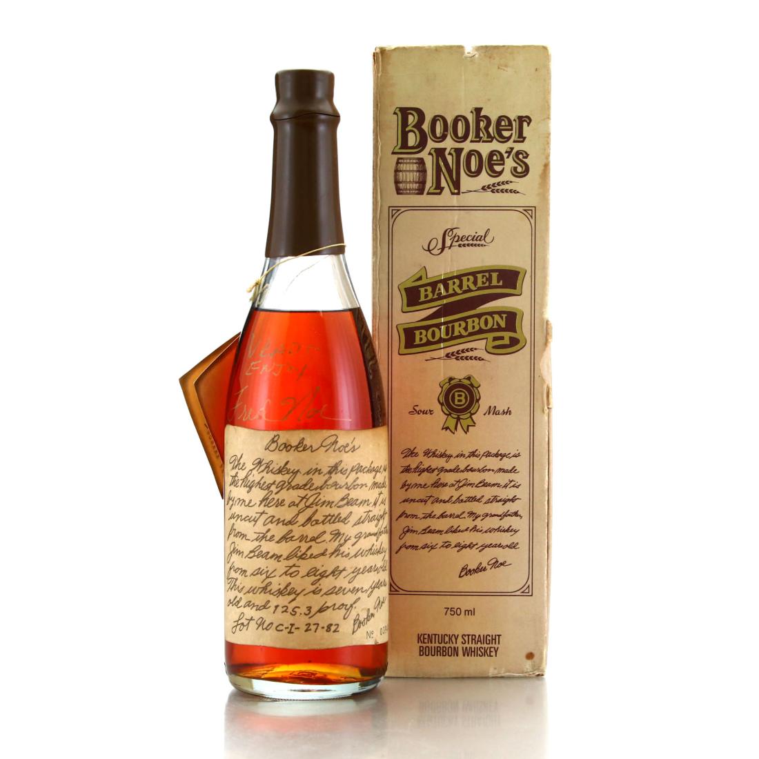 Booker Noe's 7 Year Old Kentucky Straight Bourbon #C-I-27-82 / Signed ...