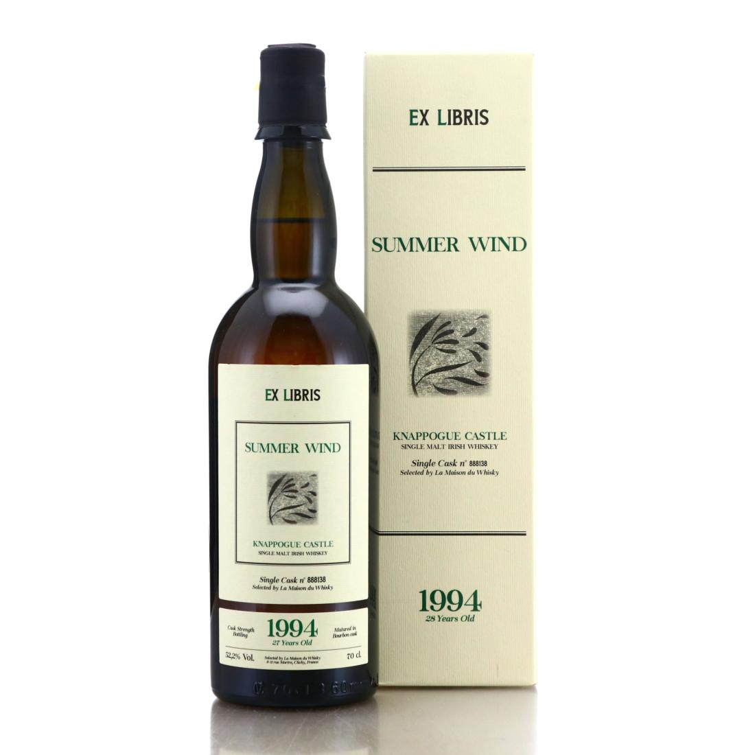 Knappogue Castle 1994 Ex Libris 27 Year Old 'Summer Wind' Whisky ...