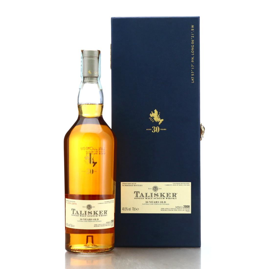 Talisker 30 Year Old Cask Strength 2008 Release Whisky | Whisky Auctioneer