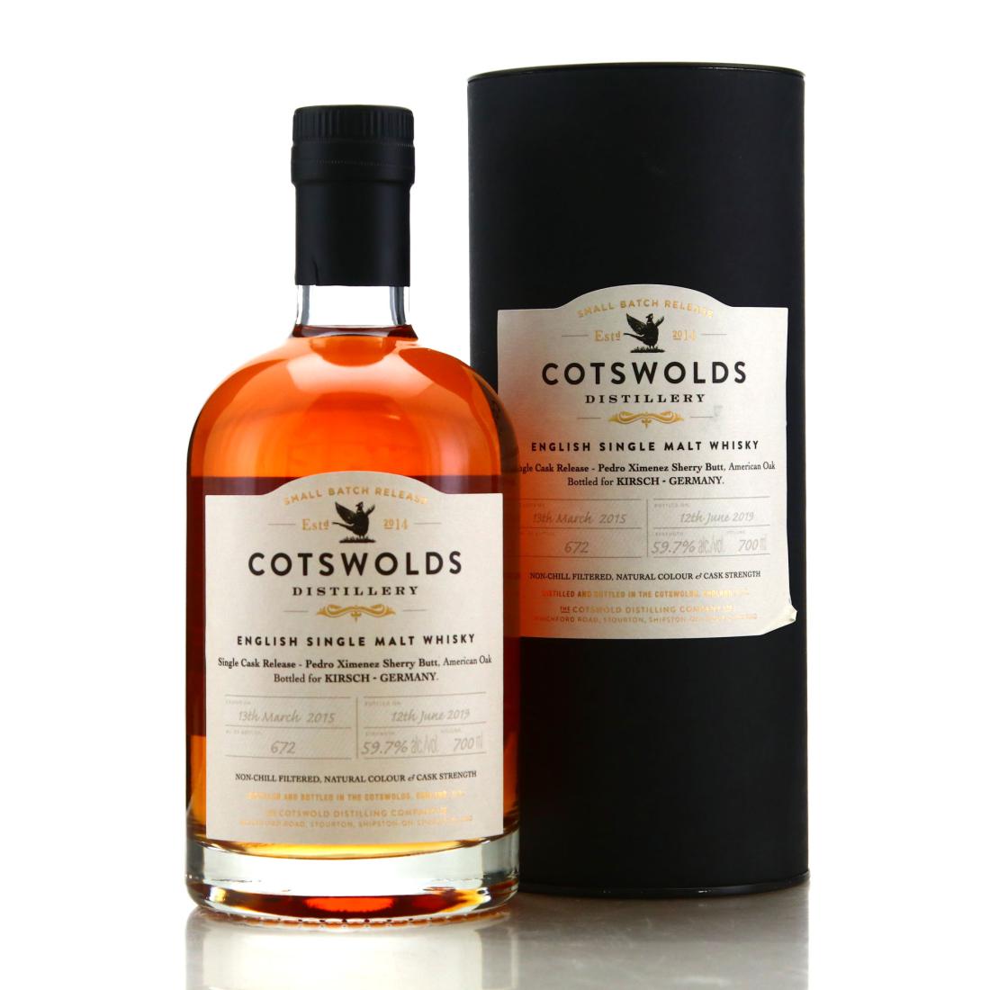 Cotswolds 2015 Single Cask Import Whisky | Whisky Auctioneer