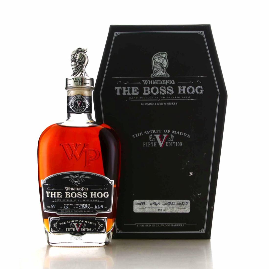 Whistlepig 13 Year Old Single Barrel Rye #59 / The Boss Hog 5th Edition ...