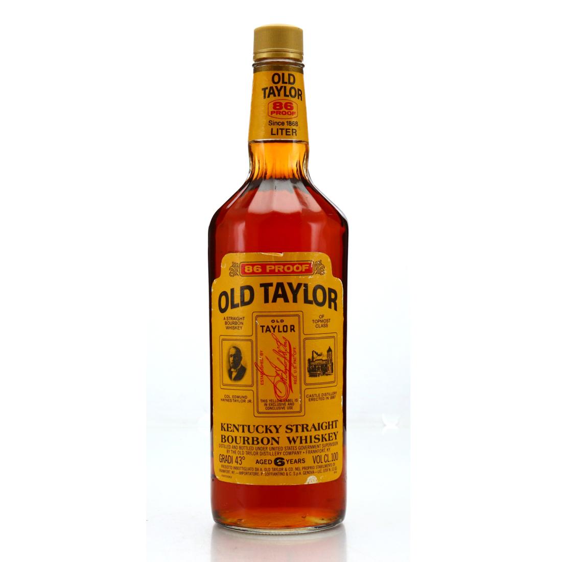 Old Taylor 6 Year Old Kentucky Straight Bourbon 19XX Whisky | Whisky ...