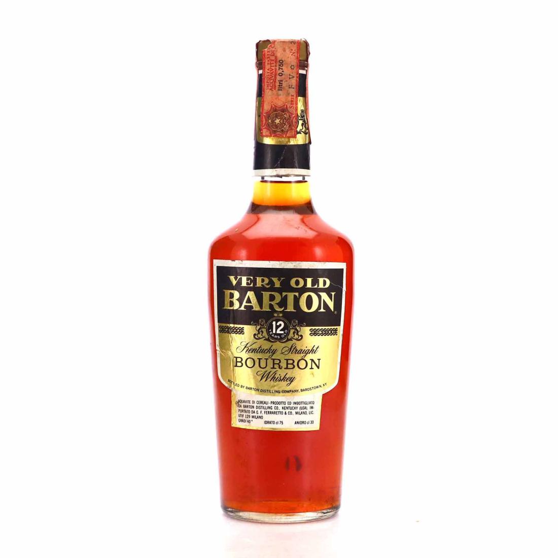 Very Old Barton 12 Year Old Old Kentucky Straight Bourbon 1984 ...