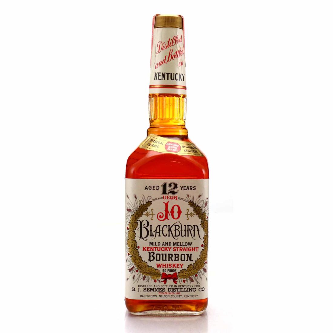 Jo Blackburn 12 Year Old Kentucky Straight Bourbon 19XX Whisky | Whisky ...