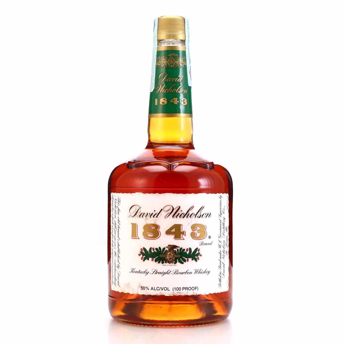 David Nicholson '1843' Bottled in Bond Bourbon 1 Litre Whisky | Whisky ...
