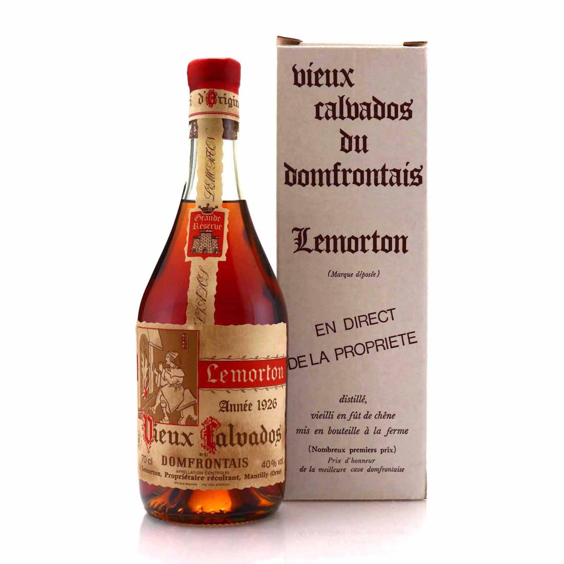 Lemorton Calvados-Domfrontais 1926 Whisky | Whisky Auctioneer