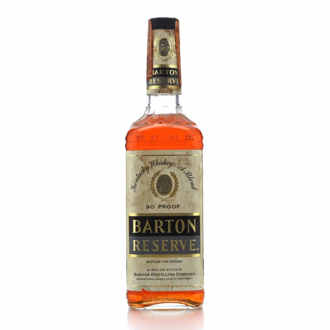 Barton Reserve Kentucky Whiskey 1970s / Carpano Import Whisky | Whisky ...