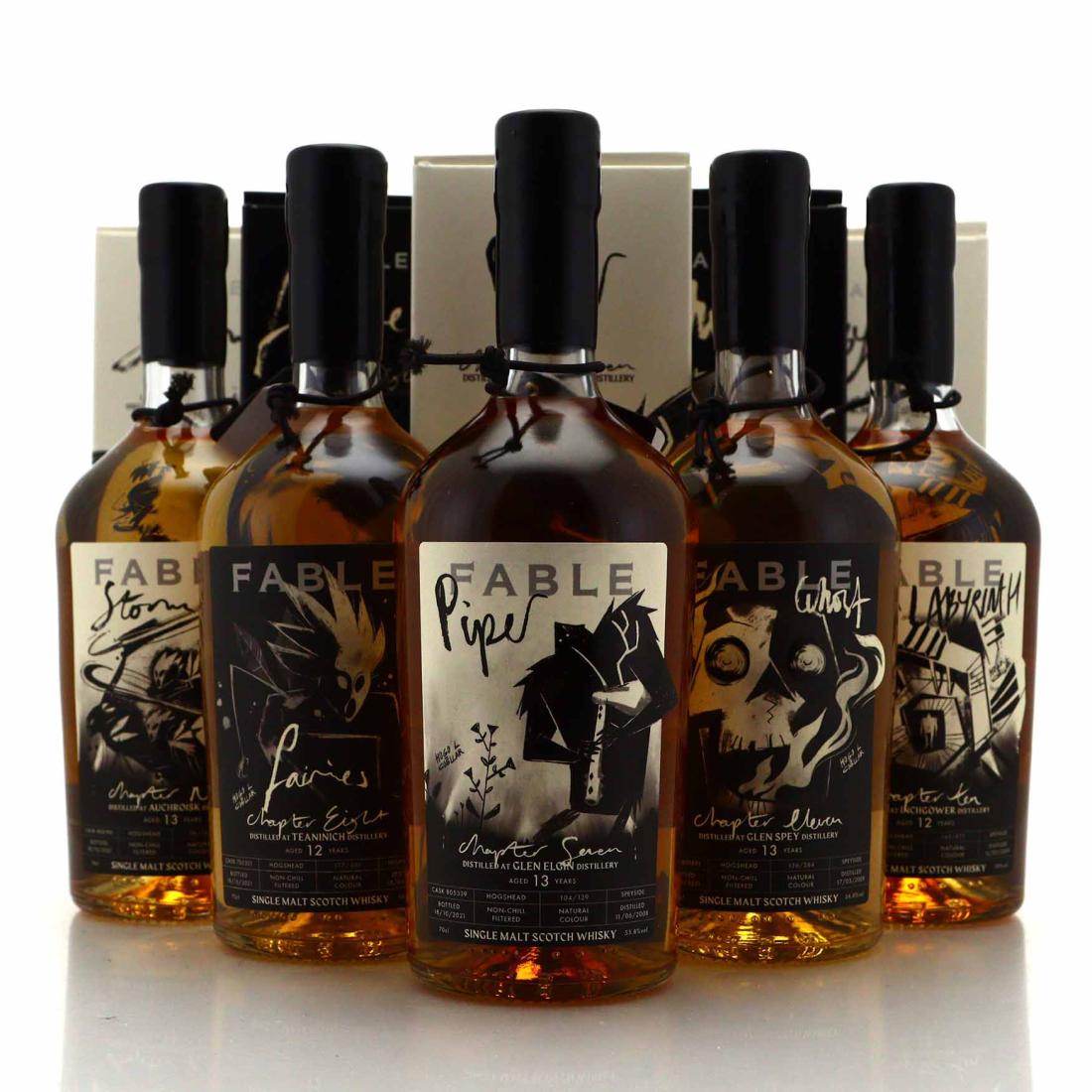 Fable Whisky Chapters Seven to Eleven 5 x 70cl Whisky | Whisky Auctioneer