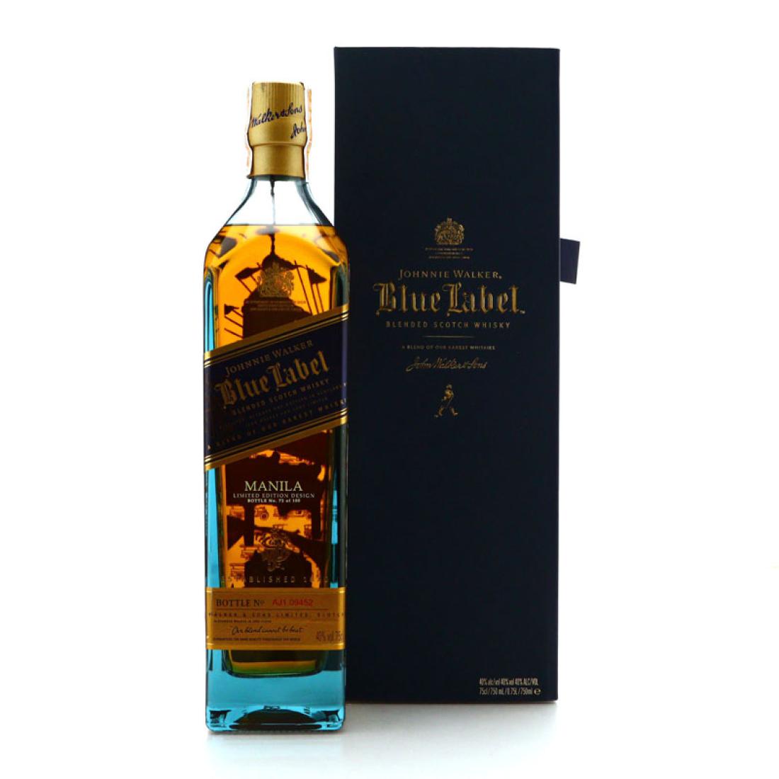 Johnnie Walker Blue Label Manila Limited Edition 75cl / One of 100 ...