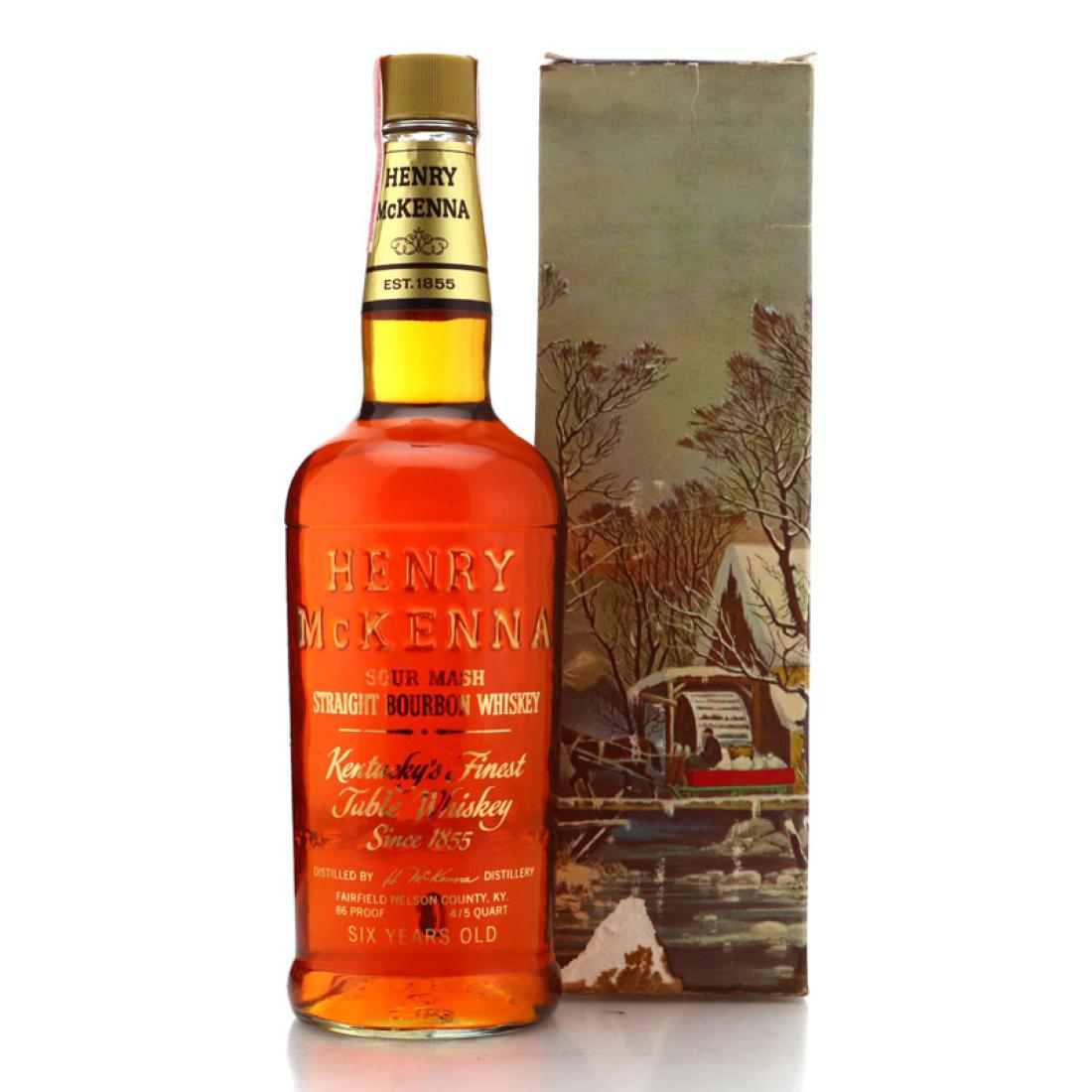 Henry McKenna 6 Year Old Kentucky Straight Bourbon 1972 Whisky | Whisky ...