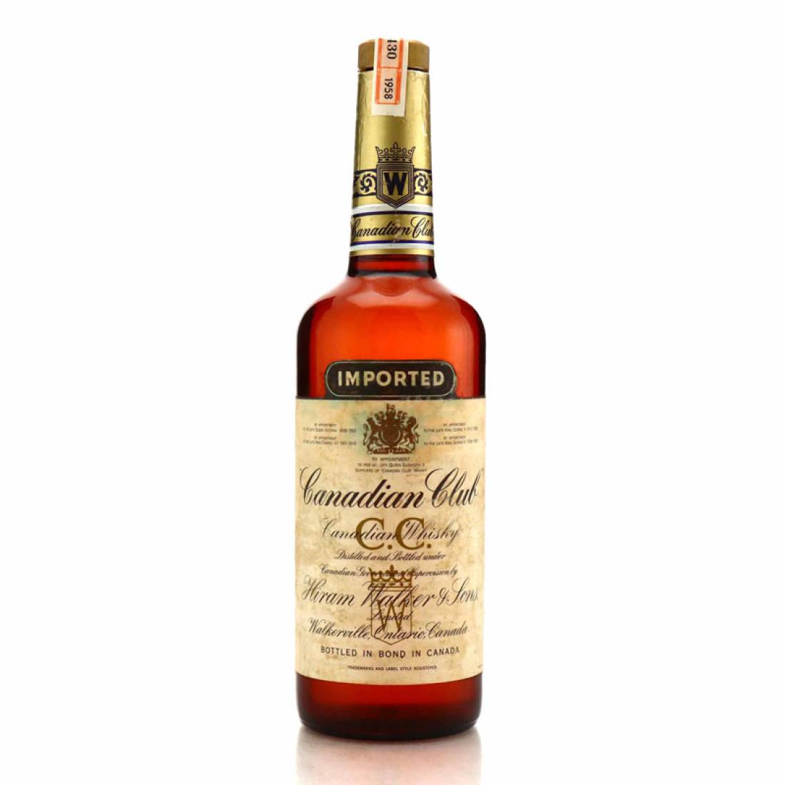 Canadian Club 1958 Vintage Whisky | Whisky Auctioneer