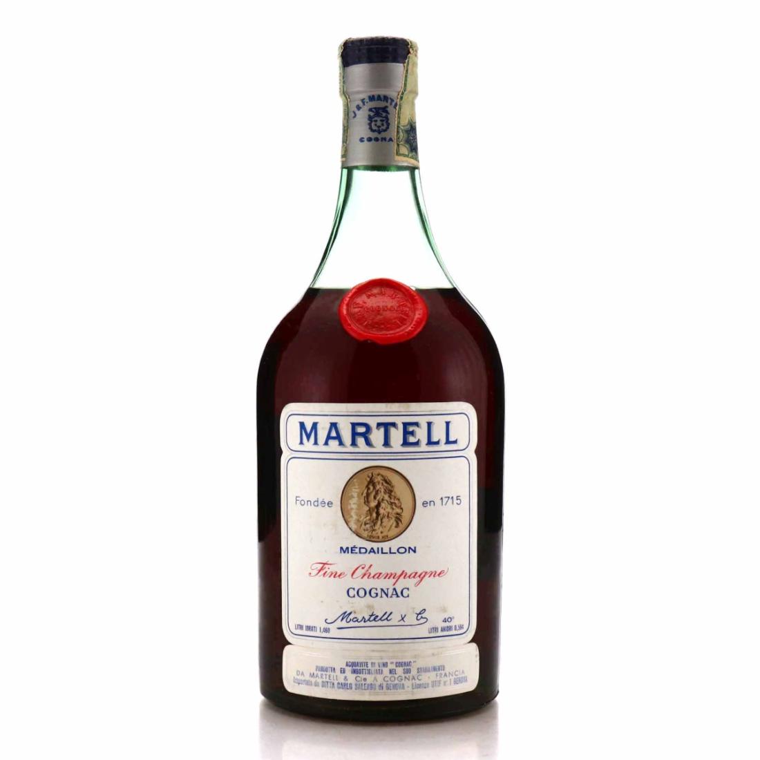 Martell Medaillon VSOP Cognac 1960s 1.46 Litre Whisky | Whisky Auctioneer