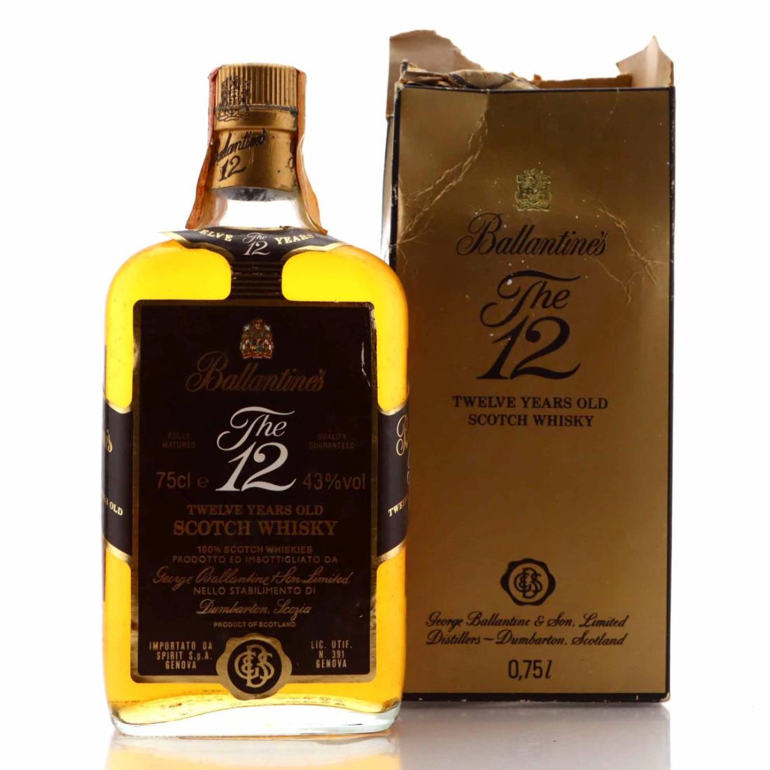 Ballantine's 12 Year Old Scotch Whisky 1980s / Spirit Import Whisky ...